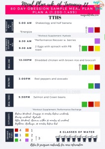 Week 1 of my 80 day Journey – Maegan Blinka